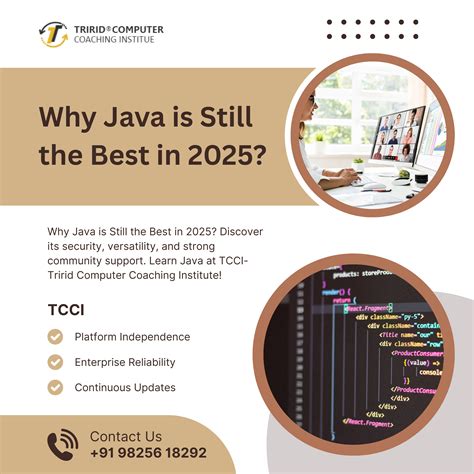 Tcci Tririd Computer Coaching Institute Why Java Is Still The Best