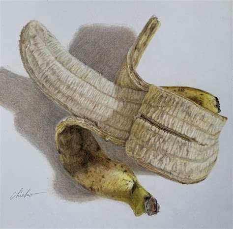 Safebooru Banana Banana Peel Chie T19690428 Colored Pencil Medium