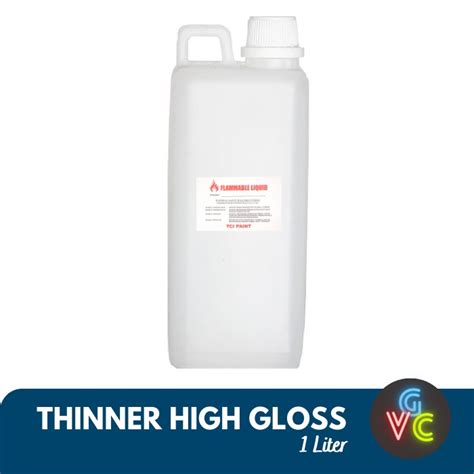 Jual Thinner High Gloss Hg 1 Liter Gvcsupply Shopee Indonesia