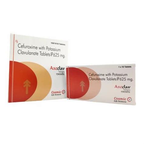 Axaclav Axeclav Cefuroxime Axetil Clavulanate Tablets 625 Mg At ₹ 670