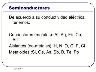 Ppt Semiconductores Powerpoint Presentation Free Download Id3046698