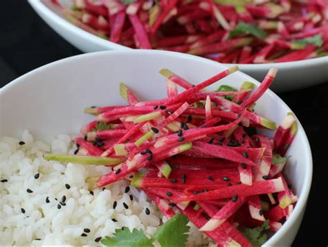 Super Simple Pickled Watermelon Radish Red Wagon Farm Watermelon