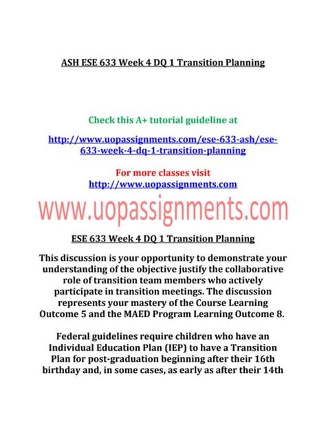 Ash Ese 603 Week 5 Assignment Procedural Safeguards New Doc