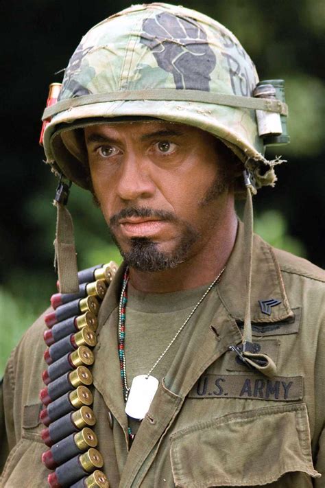 Robert Downey Jr Tropic Thunder Blackface