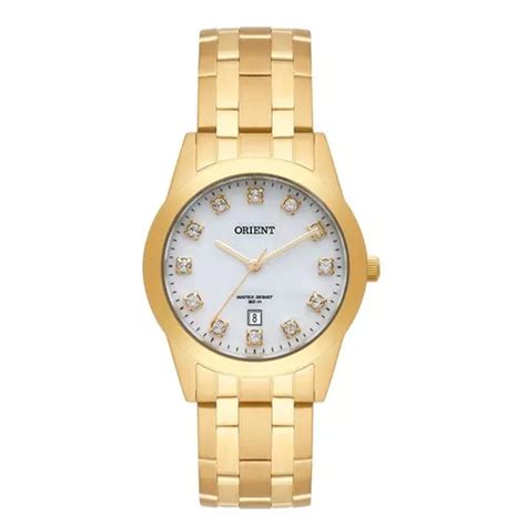 Reloj Dorado Orient Para Mujer Fgss1150 B1kx Mercadolibre