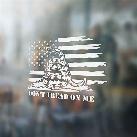Dont Tread On Me Flag Decal
