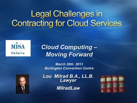 Legal Issues In Cloud Computing Ppt