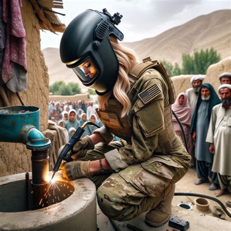 Seabees Military Welder Stealworker Navy Deployment Veteran Oef