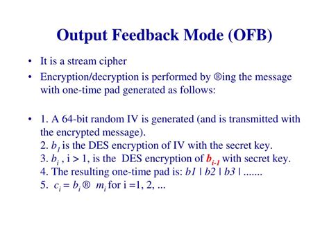 ppt chapter 4 modes of operation powerpoint presentation free