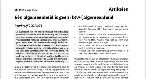 Bart Van Osch On Linkedin Vat Togc