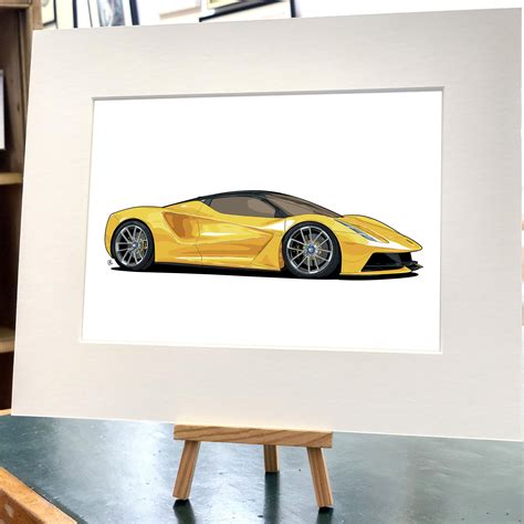 Lotus Evija Open Edition Art Print Here We Have A Range Of Superb Motoring Artwork — Lazenby