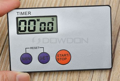 Mini Portable Card Timer Digital Kitchen Timer With Magnetic Buy