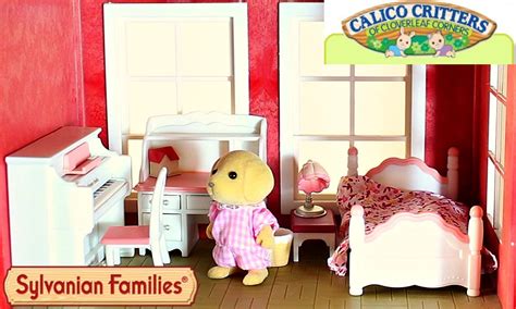 Sylvanian Familiescalico Critters Girls Bedroom Set In The Regency