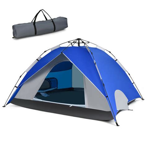 Instant Pop Up Camping And Beach Tent 2 In 1 Quick Setup