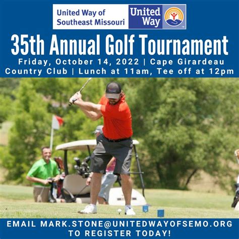 United Way 35th Annual Golf Tournament Cape Girardeau Area Chamber Of