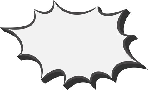 Comic Text Box Pngs For Free Download