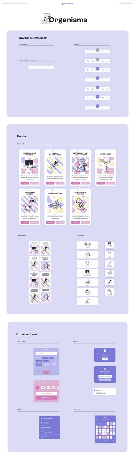 UI Mobile App Design System On Behance