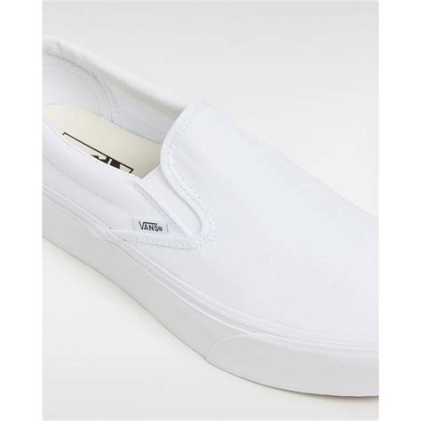 Buy Vans Womens Classic Slip On Stackform Trainers True White
