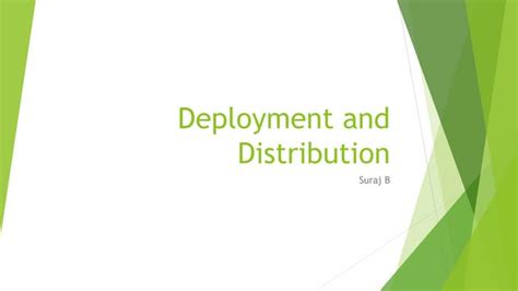 Deployment And Distribution Ios Pptx