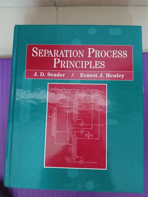 Separation Process Principles Hobbies And Toys Books And Magazines Assessment Books On Carousell