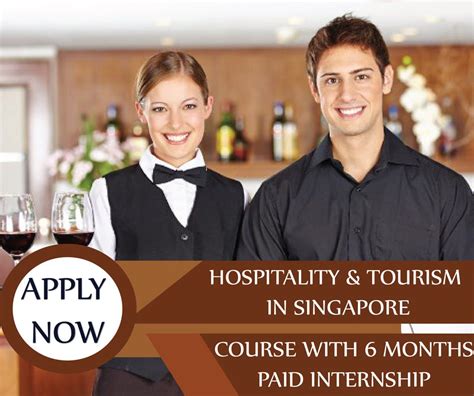 Hospitality And Tourism Courses With 6 Months Paid Internship By