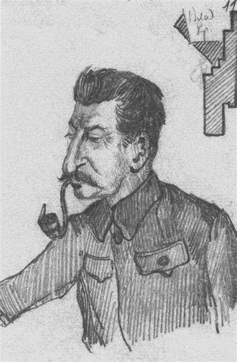 Jv Stalin Sketched By Ni Bukharin 20 February 1928 The Charnel House