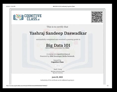 Bigdata Ibm Cognitiveclass Datascience Yashraj Daswadkar