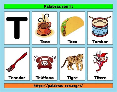 Palabras Con T