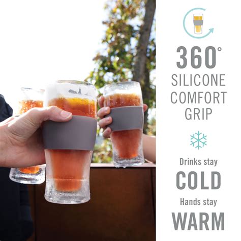 Host Freeze Beer Glasses Frozen Beer Mugs Freezable Pint Glass Set