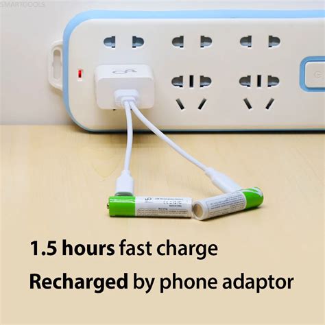 Smartoools 15v Aaa 550 Mwh Usb Rechargeable Li Ion Battery For Remote Control Wireless Mouse