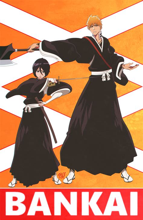 Bleach Ichigo Rukia By Phation On Deviantart