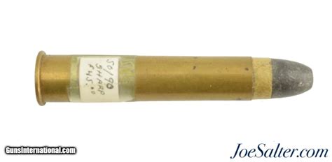 Scarce Original Paper Patch 50 90 Sharps Single Collector Cartridge