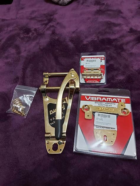 Bigsby Usa B7 Vibramate V7 And String Spoiler Gold Reverb Canada
