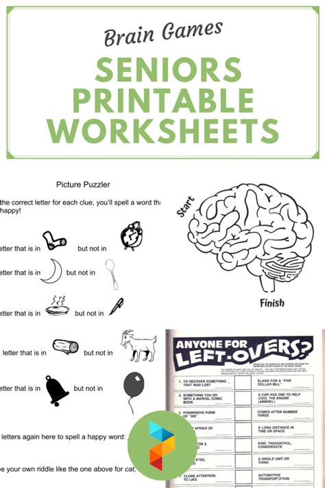 Free Printable Worksheets For Elderly Printable Worksheets