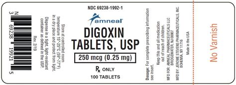 Dailymed Digoxin Tablet
