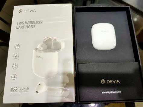Devia Tws Wireless Earphone Audio Earphones On Carousell