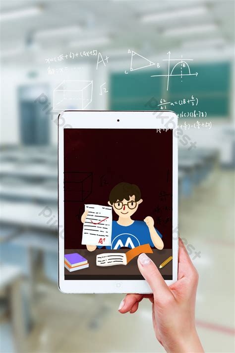 Simple Suspension Of Classes Non Stop Education Classroom Background