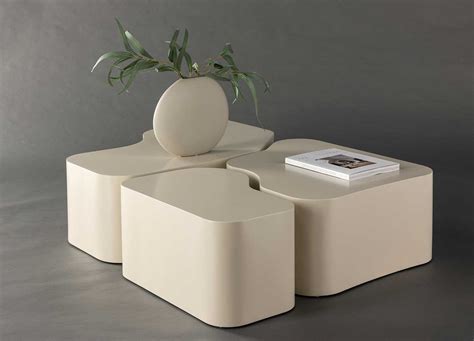 Table Basse Originale Modulable Beige Cbc Meubles
