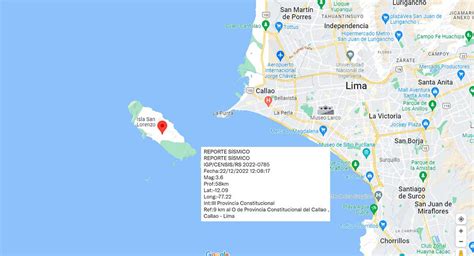 Temblor Hoy En Lima Sismo De 36 Se Percibió El Jueves 22 De Diciembre