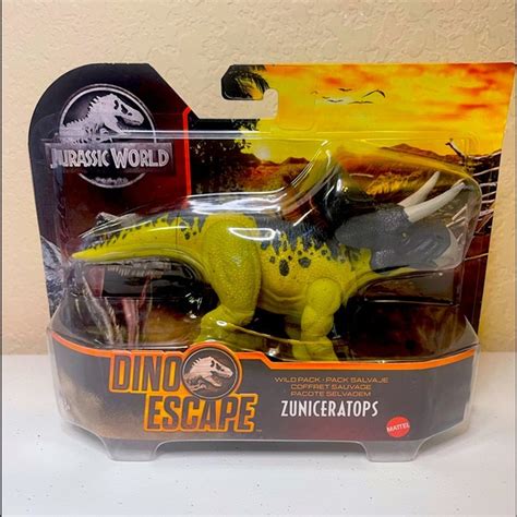Mattel Toys Jurassic World Dino Escape Wild Pack Zuniceratops