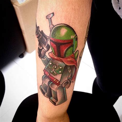 Boba Fett Lego Tattoos