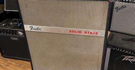 1966 Fender Bassman Solid State Head And 3x12 Cab