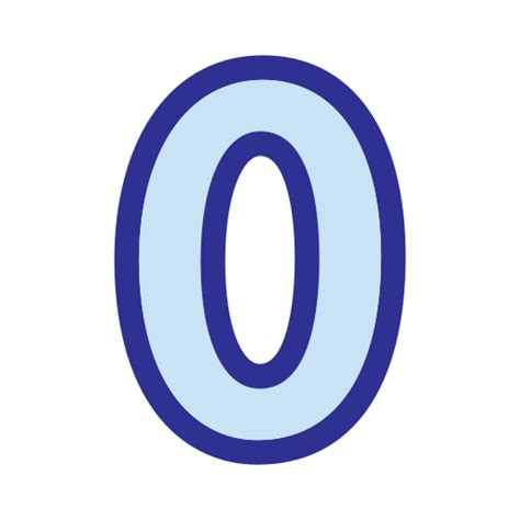 Zero Icon Generic Blue