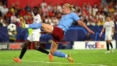 Man City News The Acrobatic Beauty Of Erling Haaland In Pictures Bbc