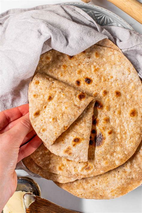 Roti Recipe 2 Ingredient Easy Indian Flatbread • Tasty Thrifty Timely