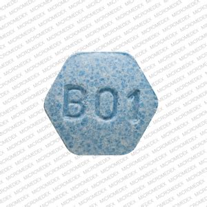B01 Ll Pill Blue Six Sided 7mm Pill Identifier