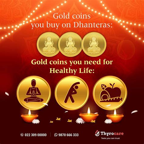 Dhanteras Health Diwali Healthy Thyrocare Thyrocare Technologies