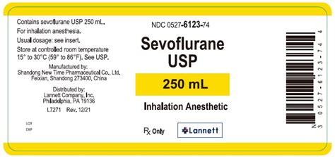 Sevoflurane Package Insert