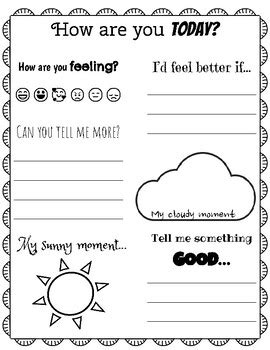 Feelings Check In How Are You Today Tpt