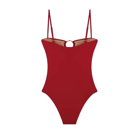 Bia Swimwear Fiona Swimsuit M Red Hipicon